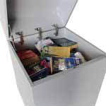 Book Return Trolley with Key Lockable Lid - Walib