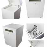 Book Return Trolley with Key Lockable Lid | Walib