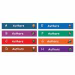 Fiction Shelf Labels - Walib