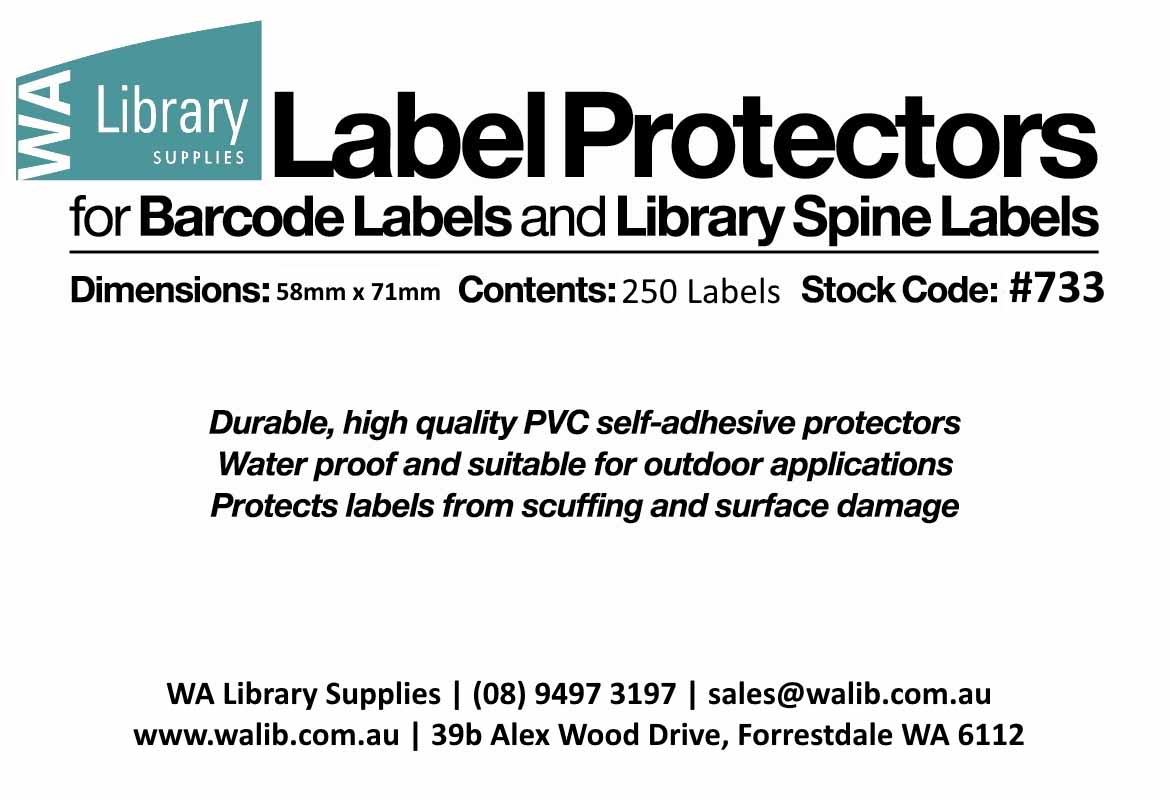 Label & Barcode Protectors - 58mm H x 71mm W | Walib