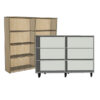 Picture Book Front Facing Shelves with Display Shelf - WALIB